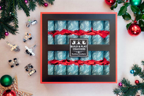 Metal Construction Christmas Crackers (6 x 13-inch Crackers) – The ...